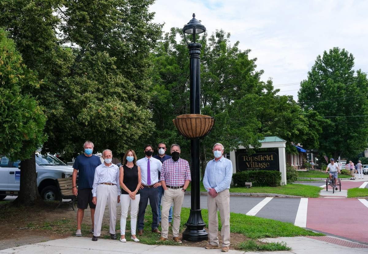 Soluxio solar decorative street lights near Boston, USA