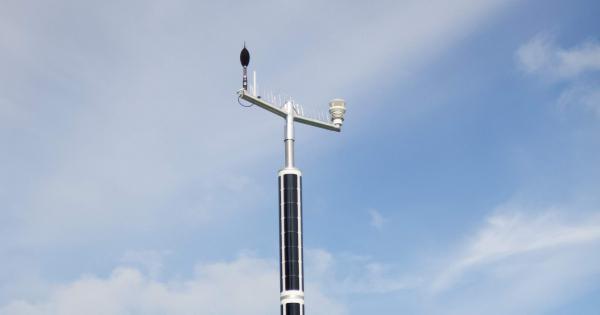 Solar Smart City Masten zur Überwachung des Flugverkehr